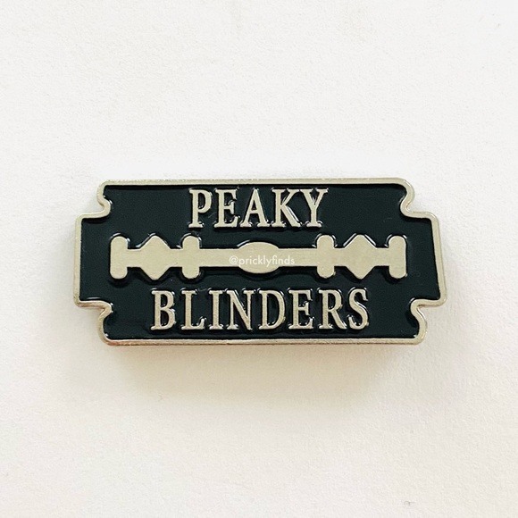 pricklyfinds | Jewelry | 84 Peaky Blinders Razor Blade Enamel Pin ...